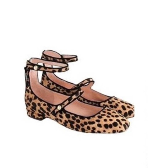 J. Crew | Shoes | J Crew Sally Ballet With Straps In Sahara Brown ...